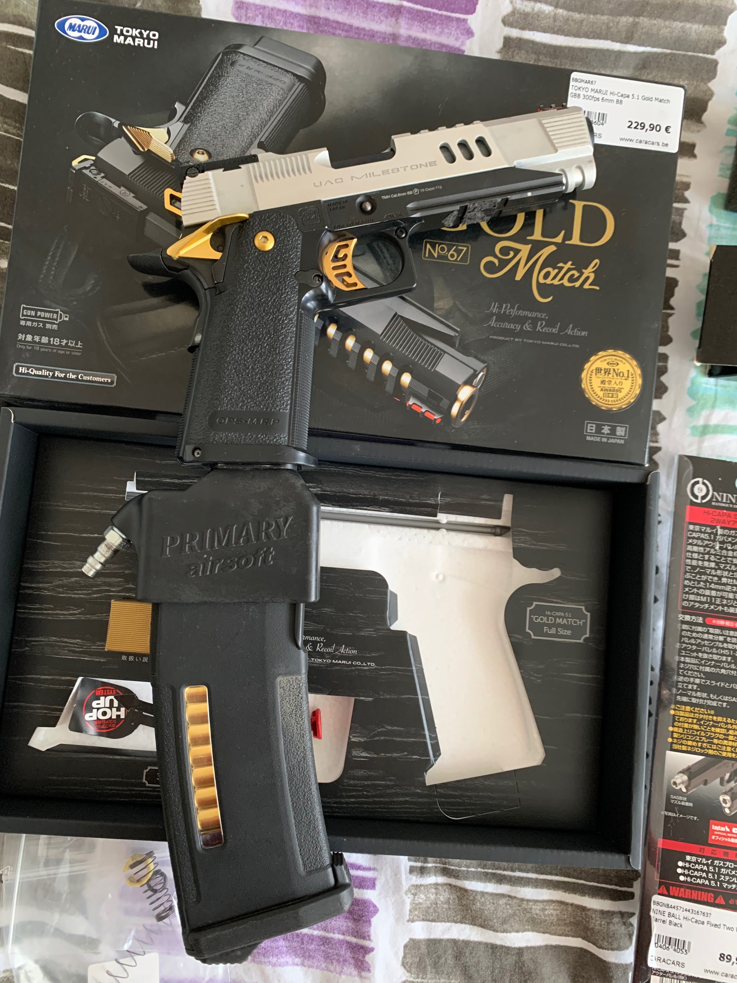 TM Hi capa Gold Match met upgrades! - Airsoft Bazaar